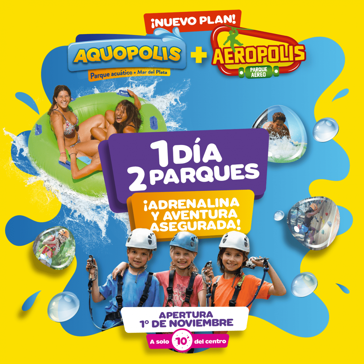 Promociones - Aerópolis | Parque Aventura en Mar del Plata
